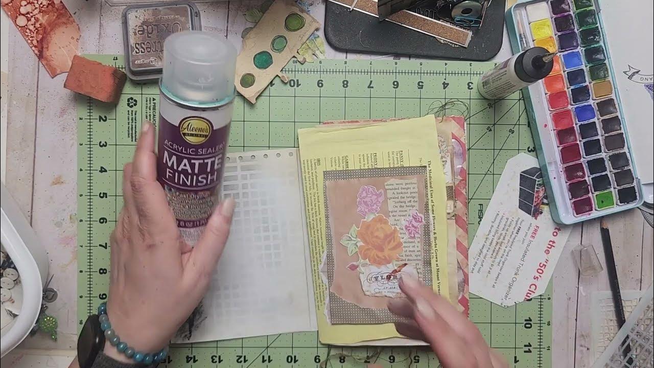Beginners Junk Journal From Start To Finish. Part 8. - YouTube