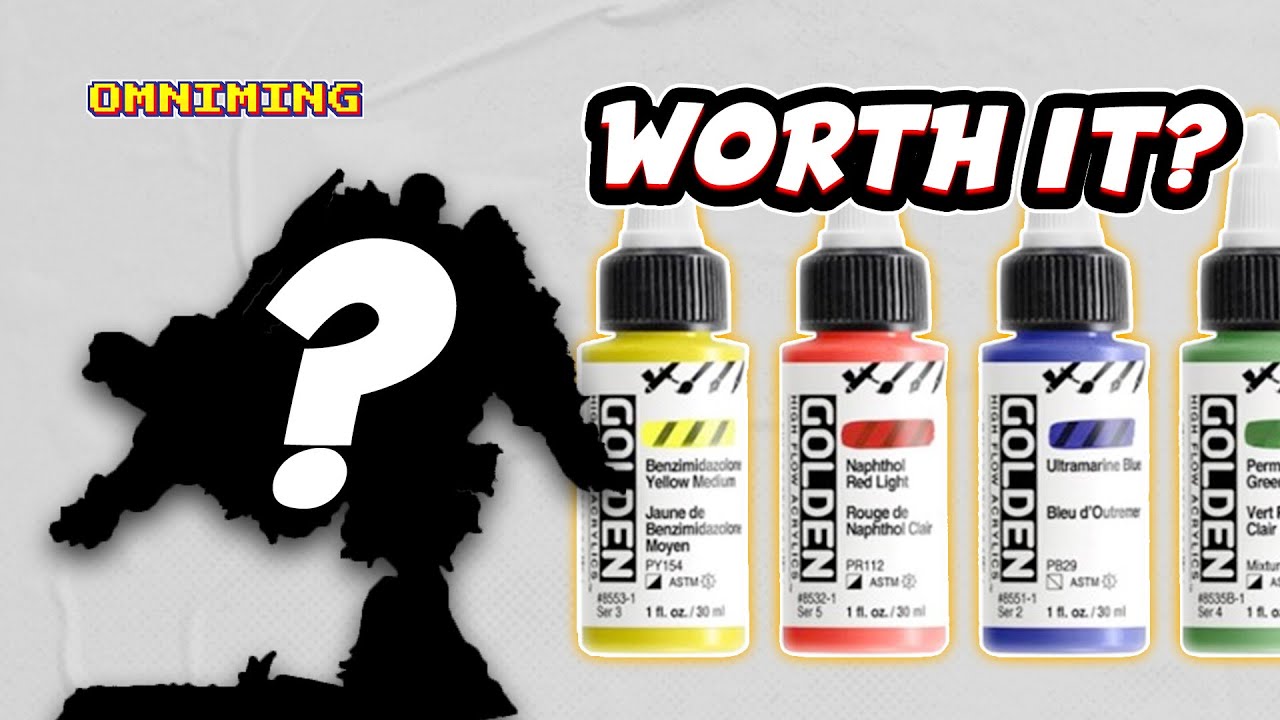 Golden High Flow Paints: A Game Changer for Miniature Models? - YouTube