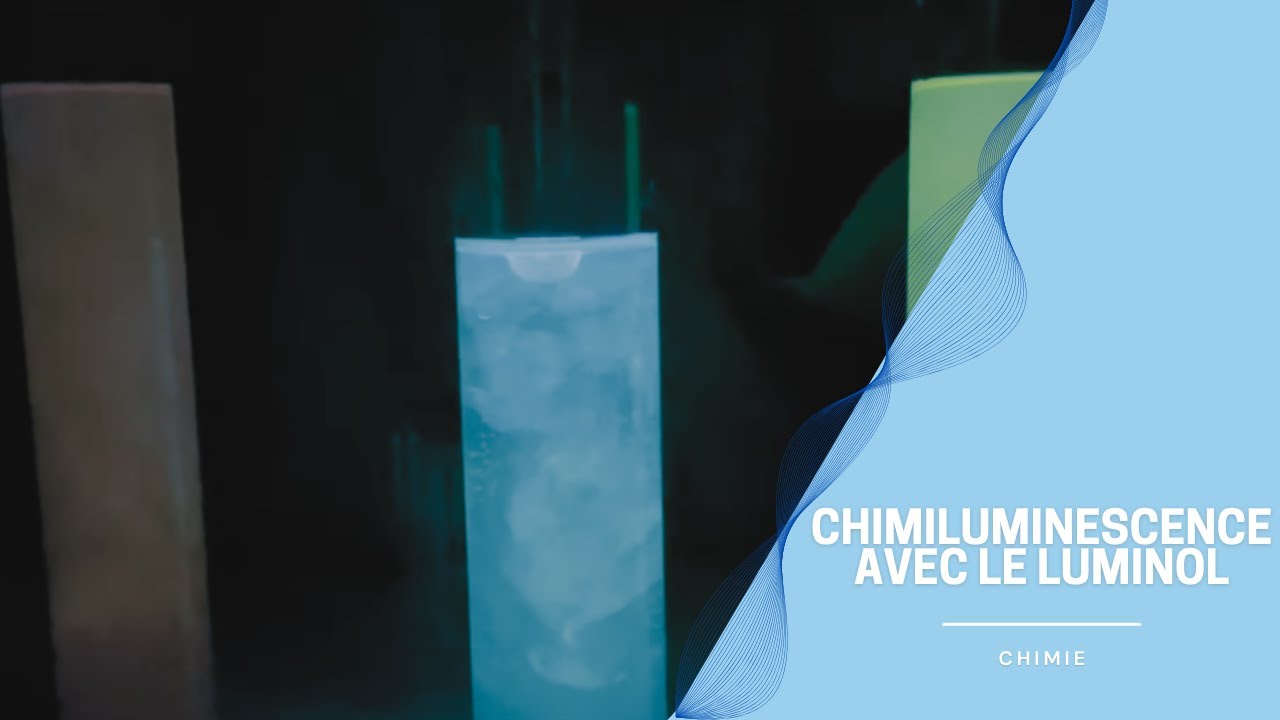 Chimiluminescence avec le luminol - YouTube