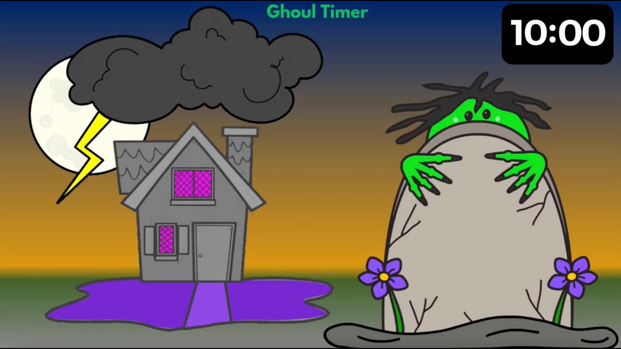10 Minute Timer | Ghoul Progress Timer | Go Away Green Monster ...