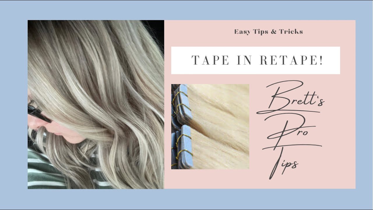 TAPE IN RE TAPE EASY TO LEARN TECHNIQUES - YouTube