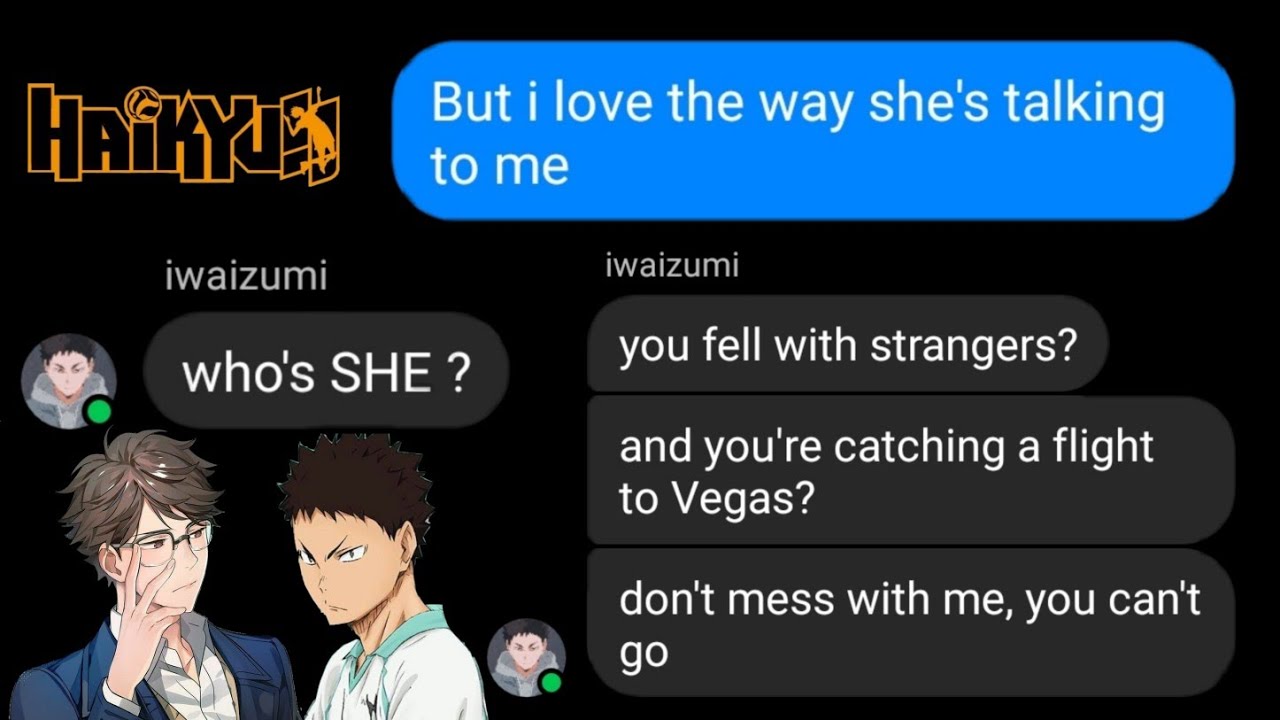 haikyuu texts - Love Talk ( WayV ) lyric prank - YouTube