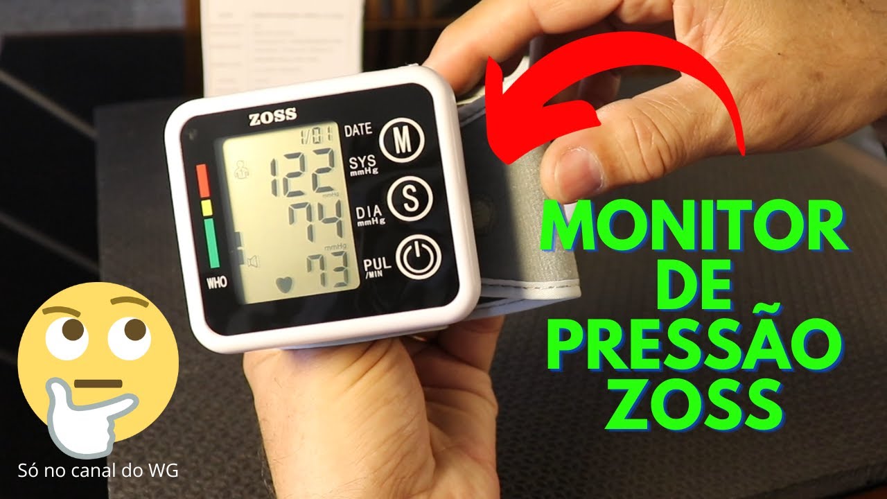 Monitor de pressão arterial Zoss - #zoss - YouTube