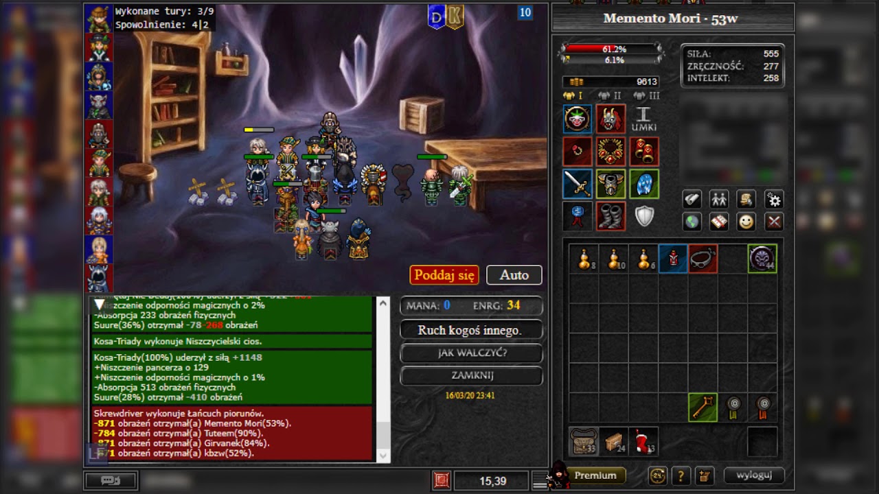 Margonem - Triada vs Pełna Kontrola [Hutena] #1 - YouTube