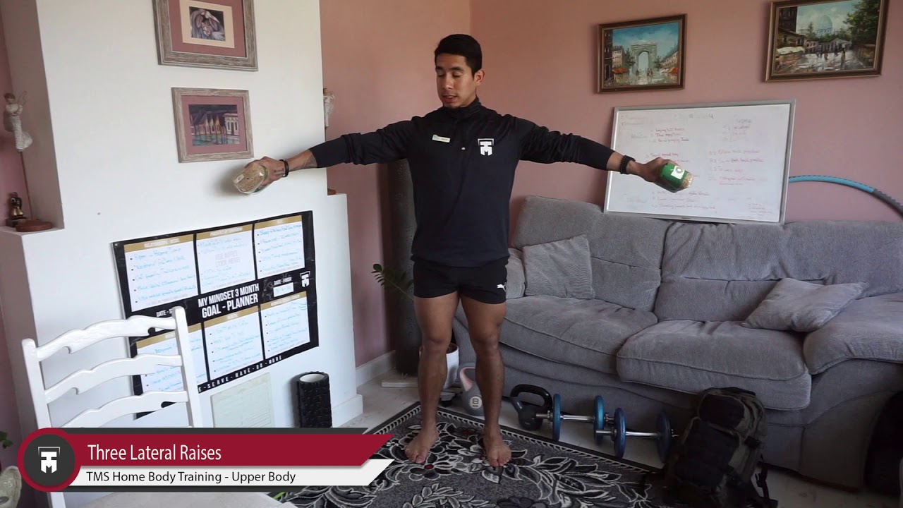 Water Bottle Lateral Raises - YouTube