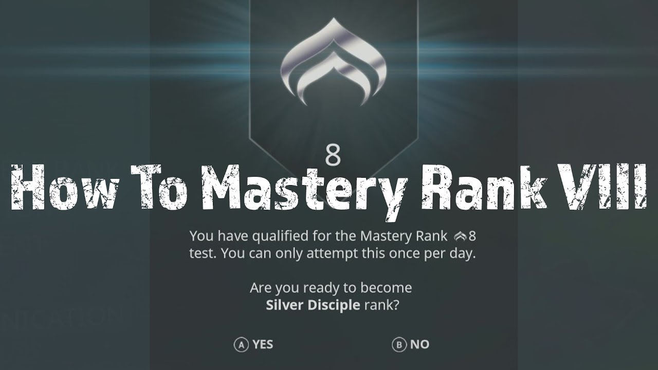 Warframe: How To Do Mastery Rank 8 Test - YouTube
