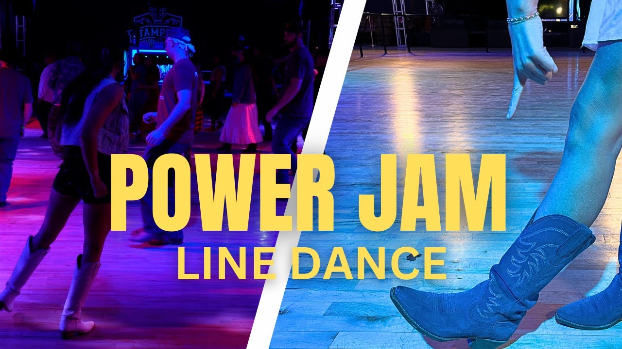 The BEST Power Jam Line Dance Tutorial You Will EVER See - YouTube
