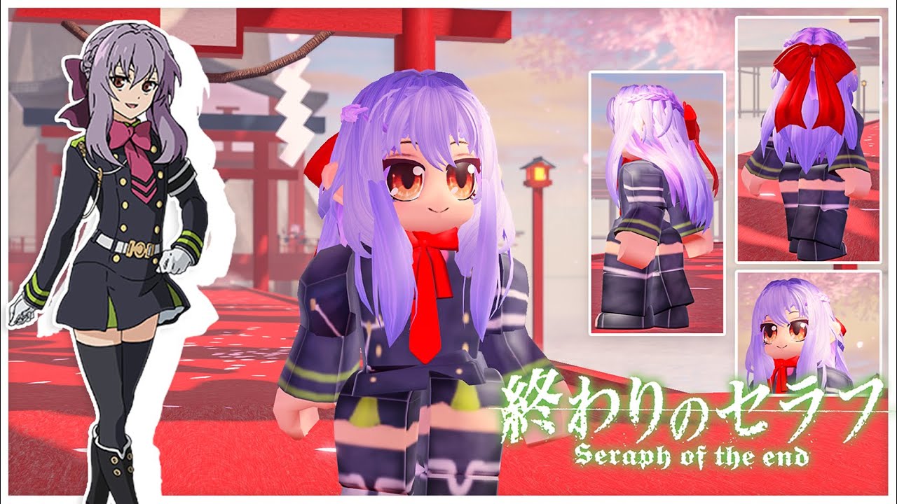 Roblox Shinoa Hiiragi Cosplay: Seraph of the End - YouTube