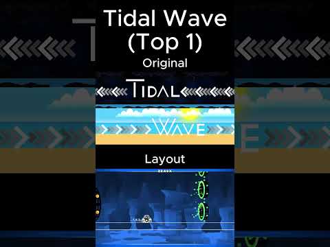 Tidal Wave Layout vs Original #geometrydash #shorts - YouTube