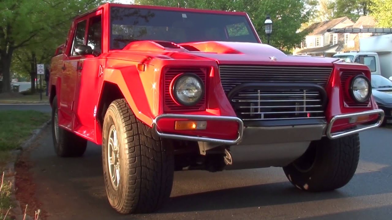 Katie's Cars and Coffee RARE Lamborghini LM-002 Military Truck (LM 002 ...