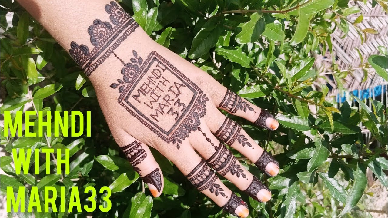 Latest Tiki Mehndi Design | Special Tiki Mehndi Design | Tiki Mehndi ...