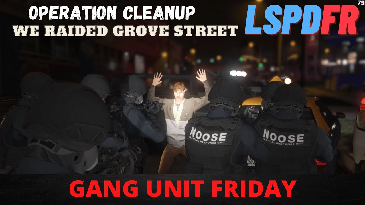 WHOLE HOOD LOCKED DOWN!!! | GANG UNIT FRIDAY PATROL | GTA 5 LSPDFR ...