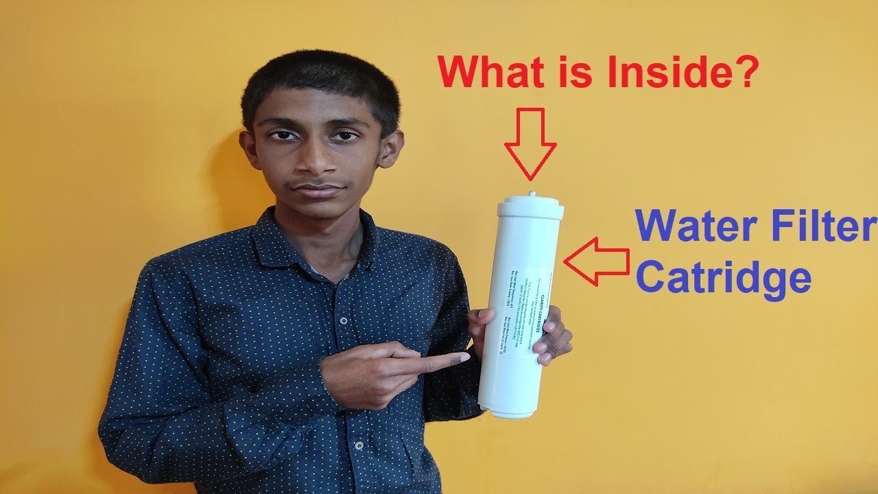 what is inside the water filter cartridge's | filtering the water ...