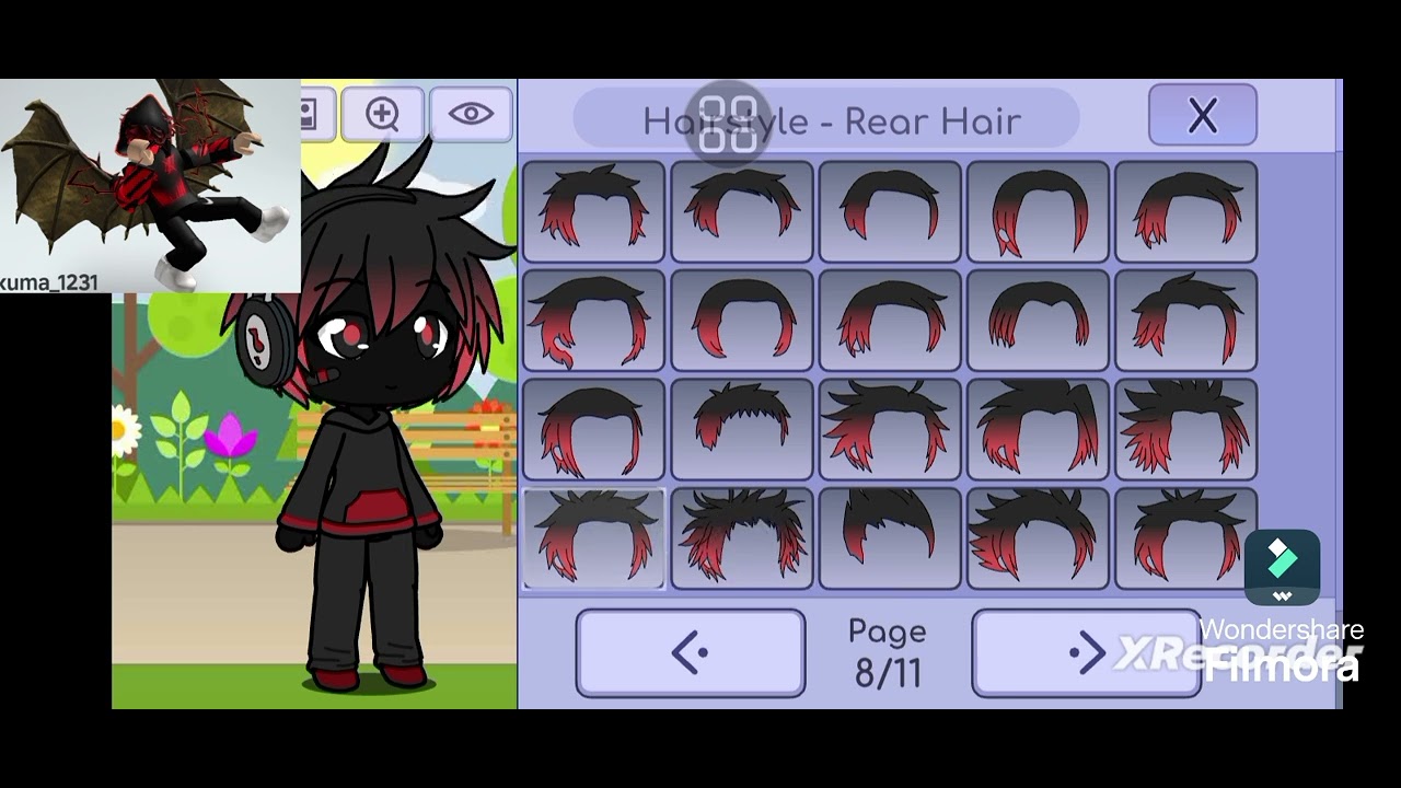 haciendo mi personaje Akuma en Gacha Life😁😁😅😅 - YouTube