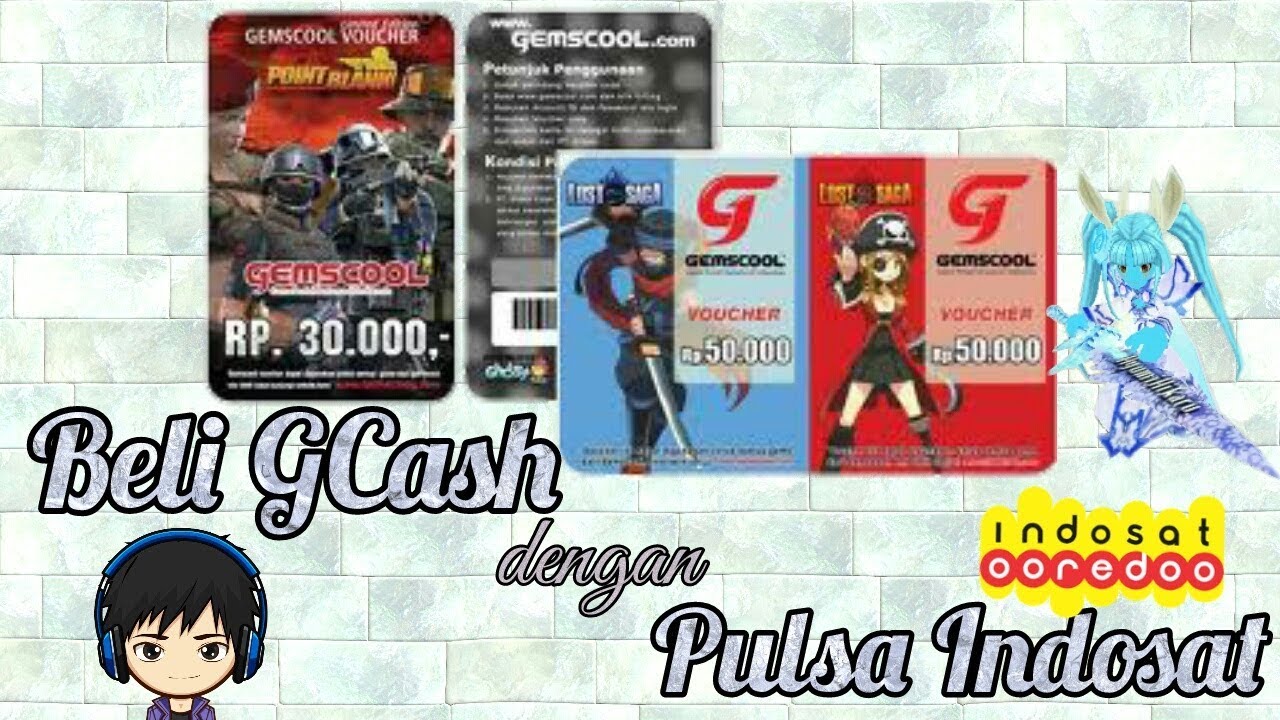 Beli Voucher Gemscool dengan Pulsa (Indosat Ooredoo) + Beli Ghost ...