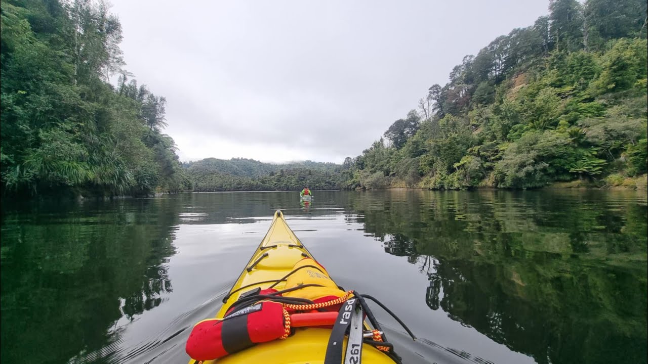 Kayaking Lake Rotorangi - lake of glass - YouTube