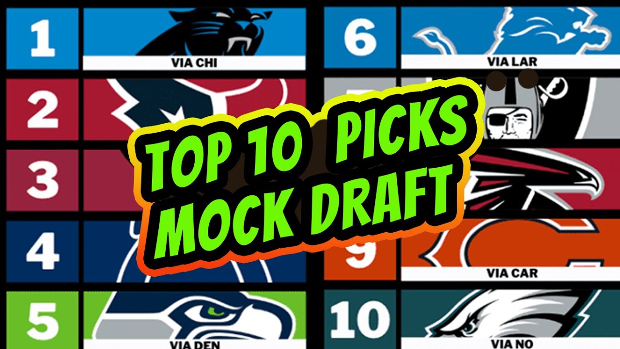 2023 NFL Mock Draft | Top 10 NFL Draft Picks! - YouTube