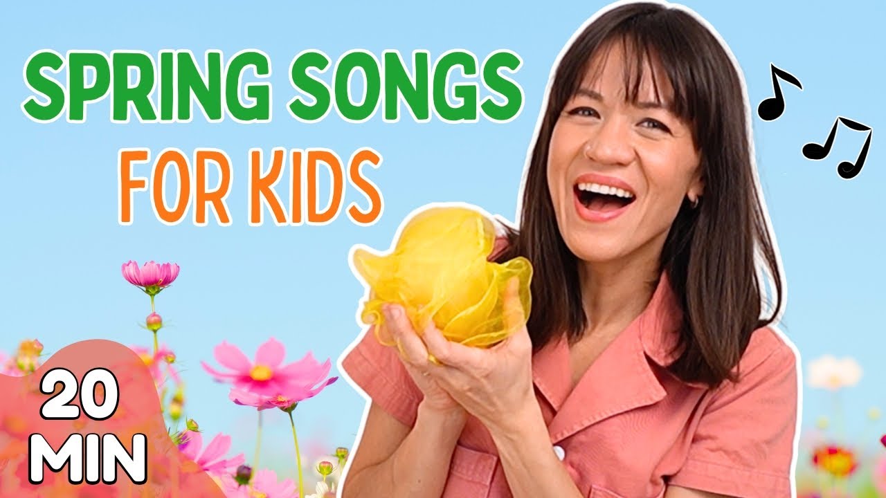 Spring Singalong for Kids (20 Mins) | Nature Learning Songs | Miss ...
