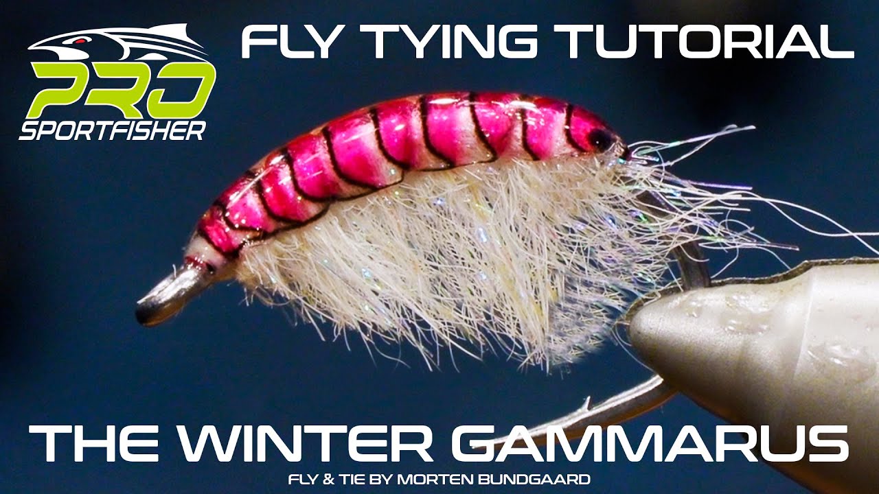 Tying a winter Gammarus - YouTube