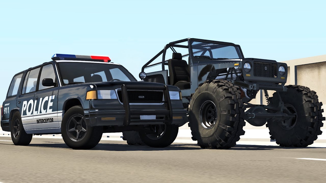 POLICE CHASES #2 - BeamNG DRIVE - YouTube