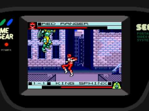 (Game Gear) Mighty Morphin' Power Rangers - Episode 1 - YouTube