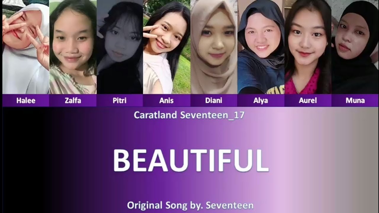 SEVENTEEN (세븐틴) - "BEAUTIFUL" COVER BY CARATLAND SEVENTEEN_17 - YouTube