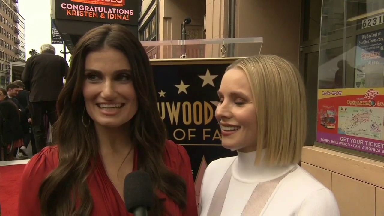Kristen Bell & Idina Menzel, voices of Anna & Elsa in Disney's Frozen ...