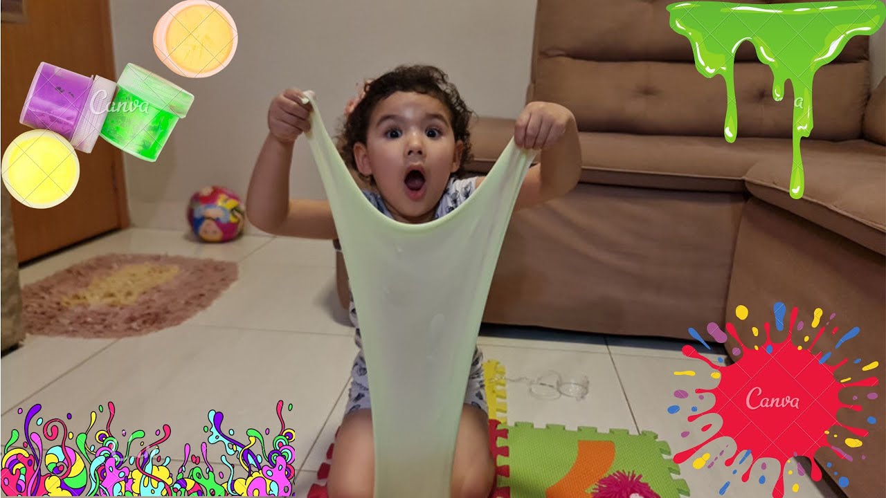 BRINCANDO COM O SLIME DA MARIA CLARA E JP - Like Miriam - YouTube
