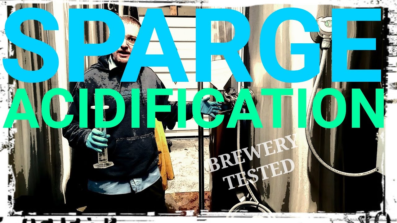 ACIDIFY SPARGE WATER!! How To: MICROBREWERY - YouTube