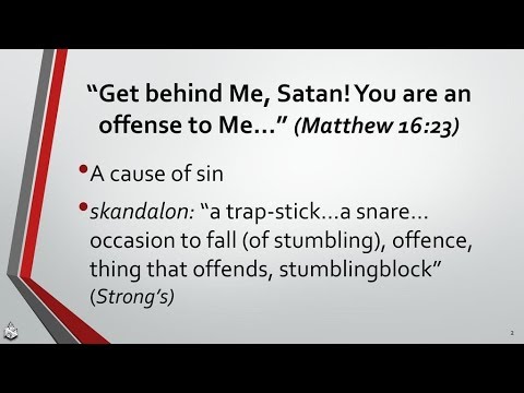KINGDOM NOW?? "Get behind me, Satan!" -- Christ rebukes Peter & JWs ...
