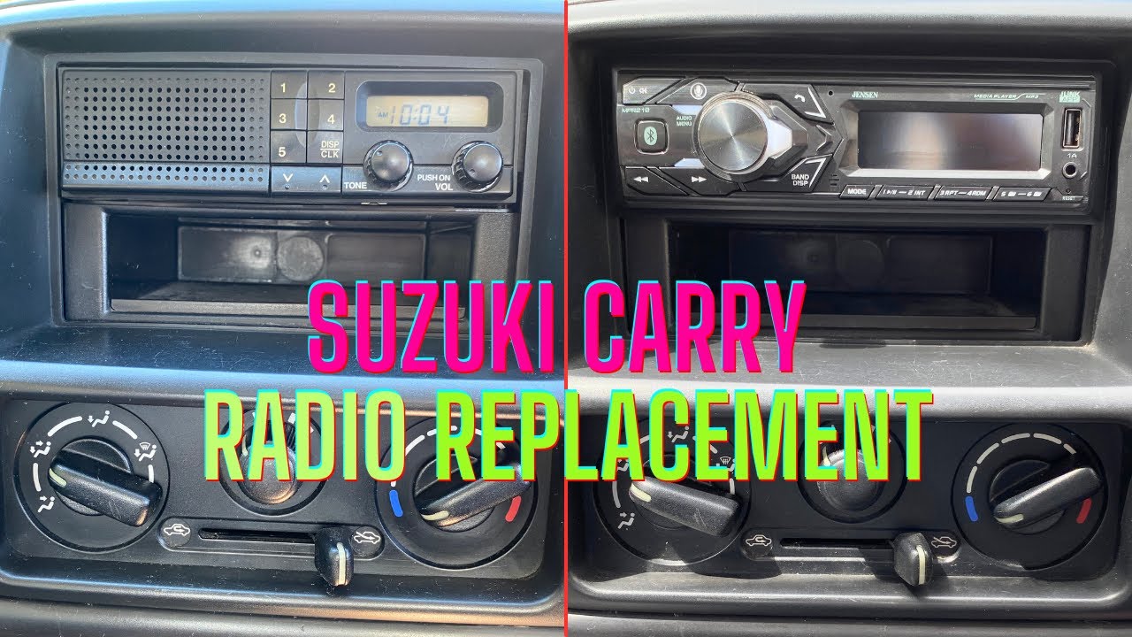 Suzuki Carry Radio Install - YouTube