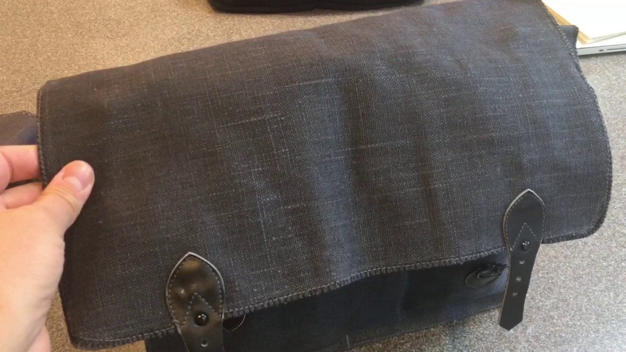 Italian surplus messenger bag review form Sportsman's Guide - YouTube
