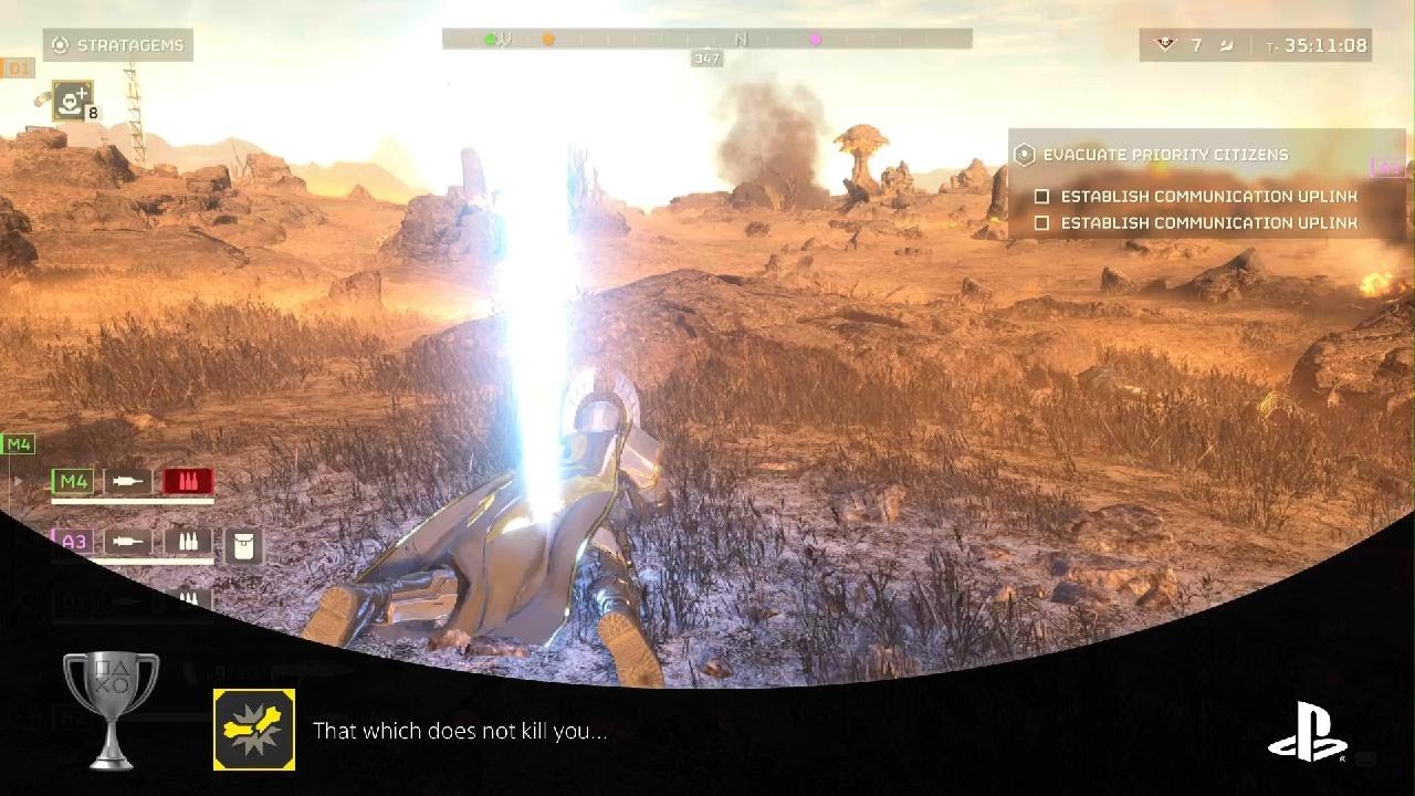 HELLDIVERS 2_trophy That which does not kill you... - YouTube