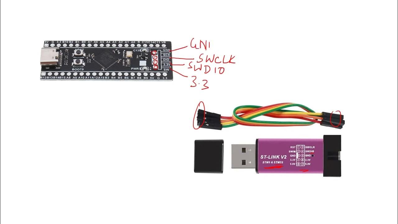 STM32 – Blackpill upload your first program || Blink led || everything you'll need - YouTube