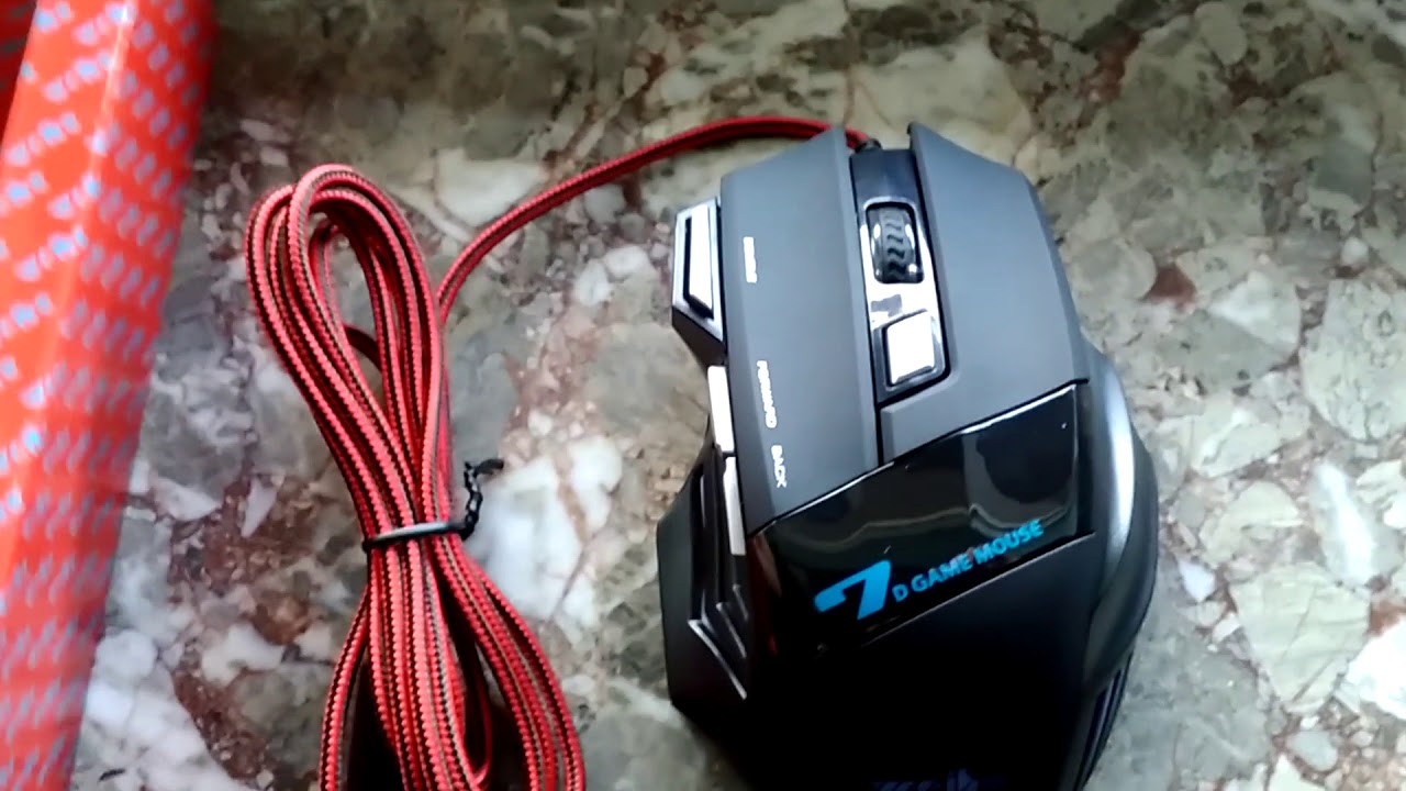 Unboxing Weibo X7 gaming mouse - YouTube