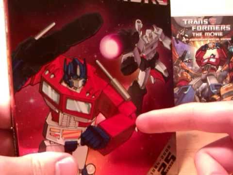 Transfomers generation 1 25th anniversary season 1 DVD set review - YouTube