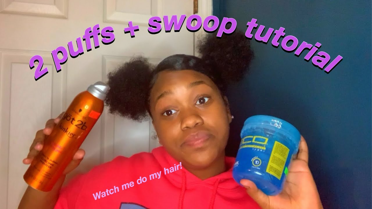 Watch me do my hair| 2 puffs + swoop tutorial! | Its Ahleah Simmone ...