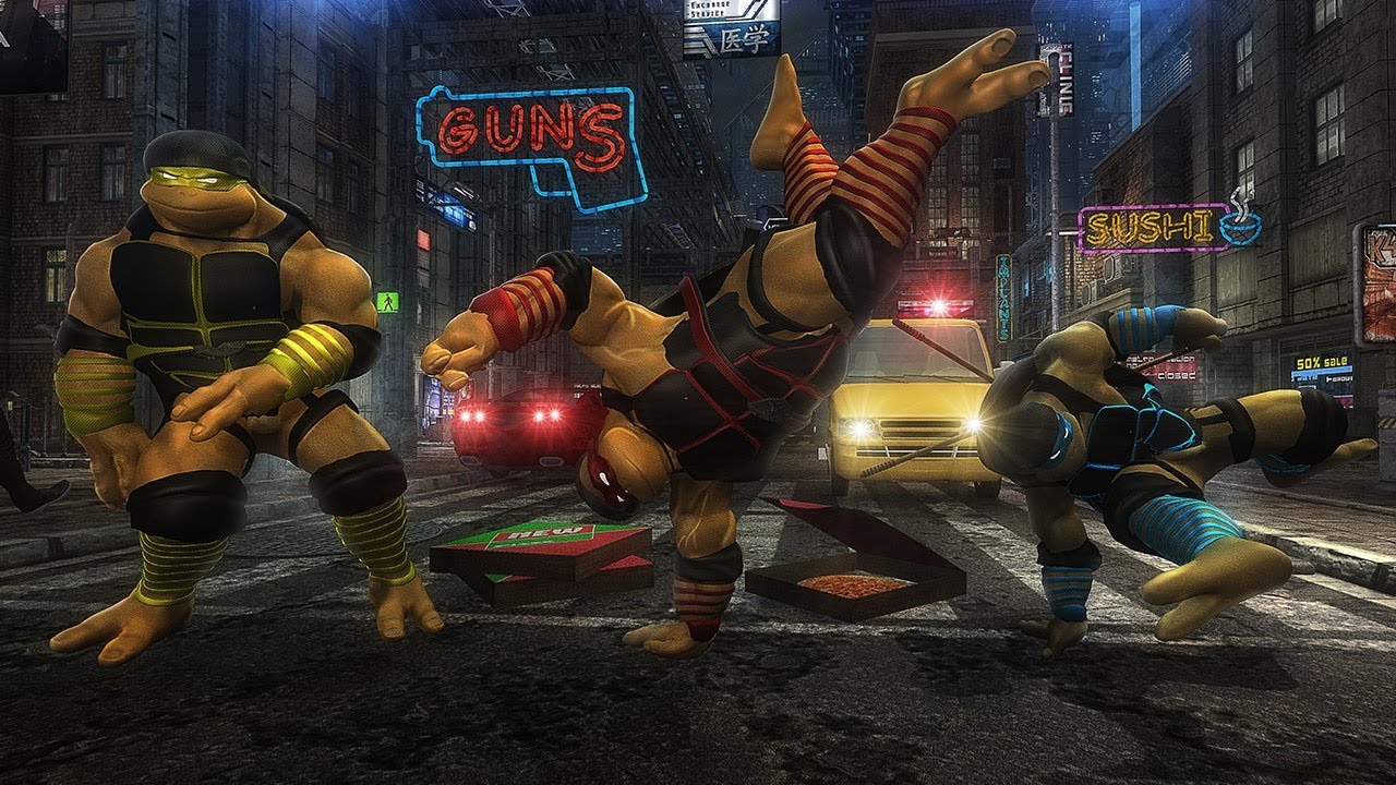 Turtle Warrior Vs Vegas Gangster - YouTube