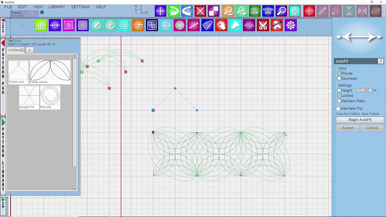 Part 2 Drawing Patterns in Innova Mach 3 - YouTube