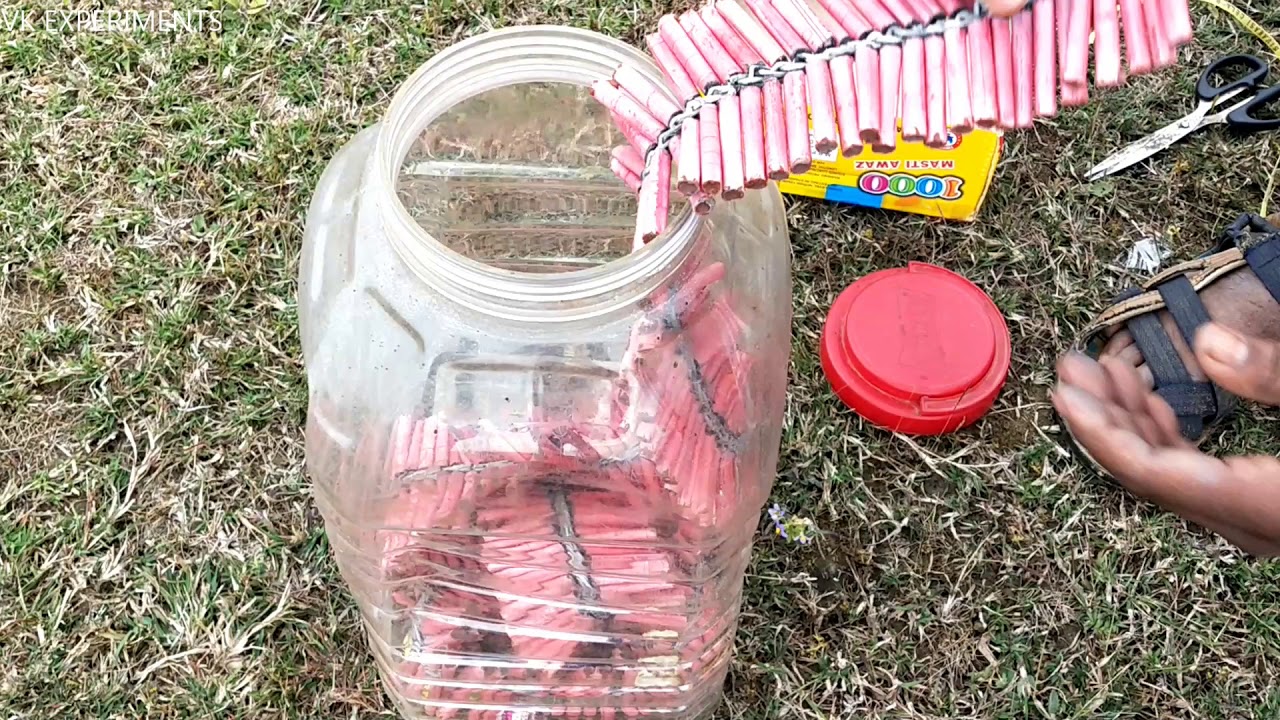 1000 Bijli Bomb Crackers In A Bottle | ft. Anaar, Chakri And Sutli ...