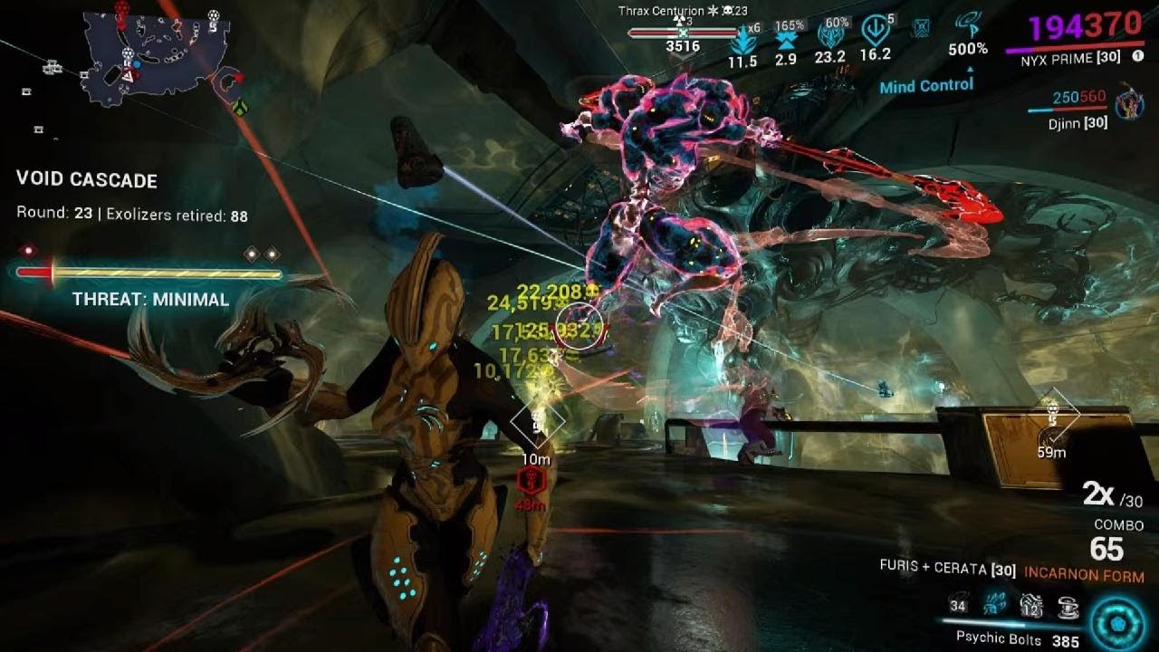 Void Cascade - Level Cap - Nyx | Warframe | PS5 - YouTube