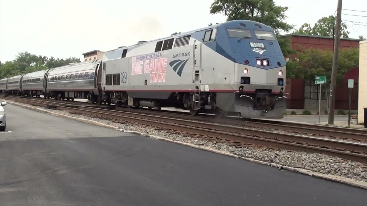 020 "The Big Game Train" on Amtrak's P42 Ashland, VA 2016 - YouTube