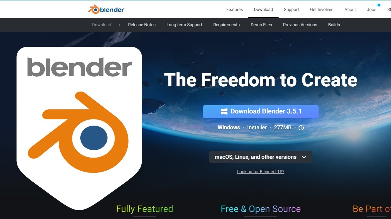 BLENDER TERBARU 2023! Tutorial Instal Software Blender 3D Terbaru Untuk ...