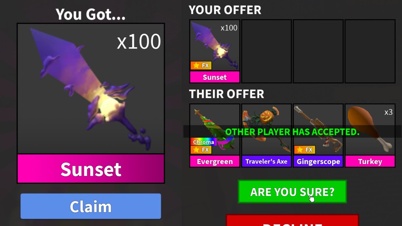 What Do People Offer For 100 SUNSETS!? - YouTube