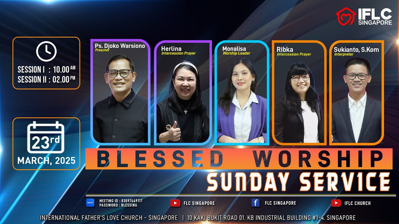 2ND SERVICE | MARCH 23RD 2025 | PS JOKO W. & PS SUKIANTO | 2 PM | IFLC ...