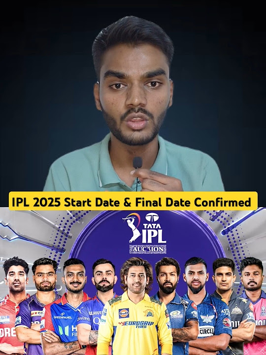 IPL 2025 Start Date Announced. Ipl 2025 start date. Ipl 2025 final date. #ipl2025 #ipl #cricket ...