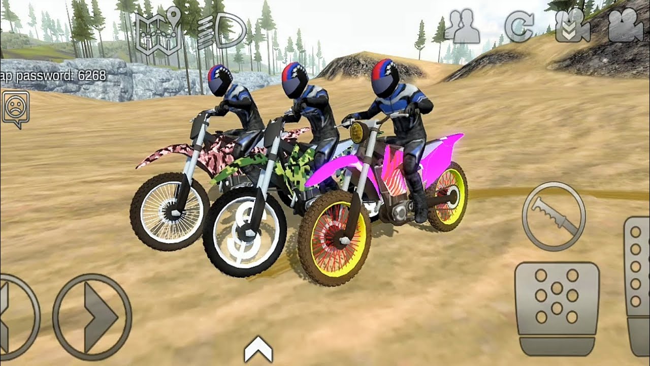 Dirt Bike 3 Player Off-road Outlaws Online Fast 3D Driving US Motocross ...