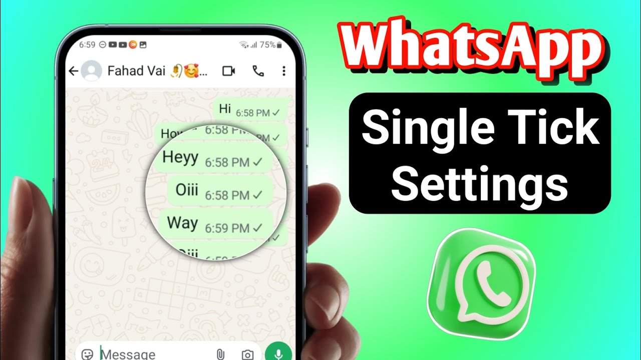 WhatsApp Single Tick Settings | How to Get Single Tick on WhatsApp ...