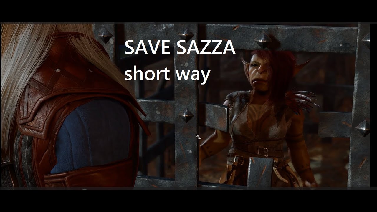 Baldur's gate 3 SAVE SAZZA(rescue sazza) - YouTube