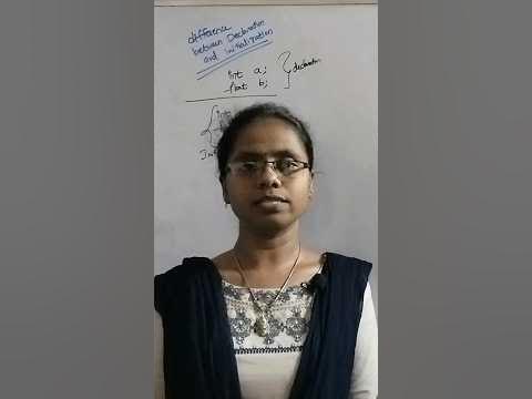 difference between declaration and initialization|C language in Telugu ...